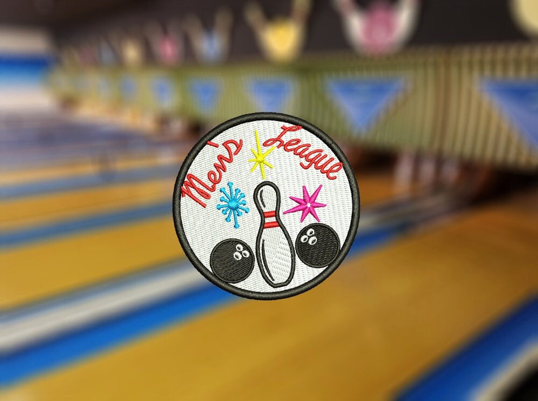 Bowling Patch 7.5cm / 3 Inch Great for Team or League Shirt or Hat ...