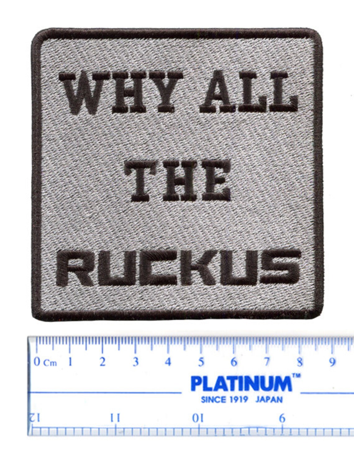 Scooter Patch Badge NEW ITEM Why All the Ruckus - Etsy