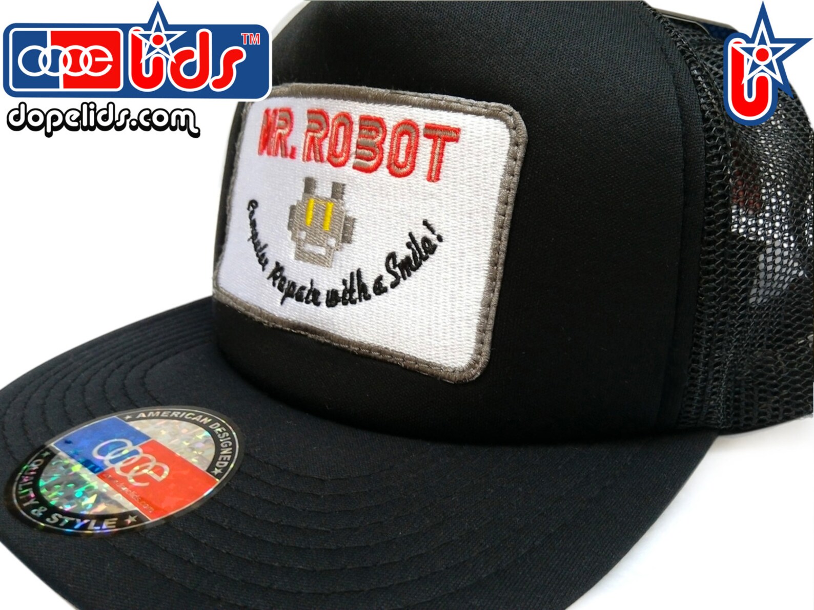 Smartpatches Truckers Mr. Robot Patch Trucker Hat Cap by | Etsy