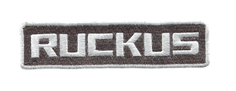Ruckus Scooter Name Patch Badge 12cm X 3cm 4 Colors Inside!! - Etsy