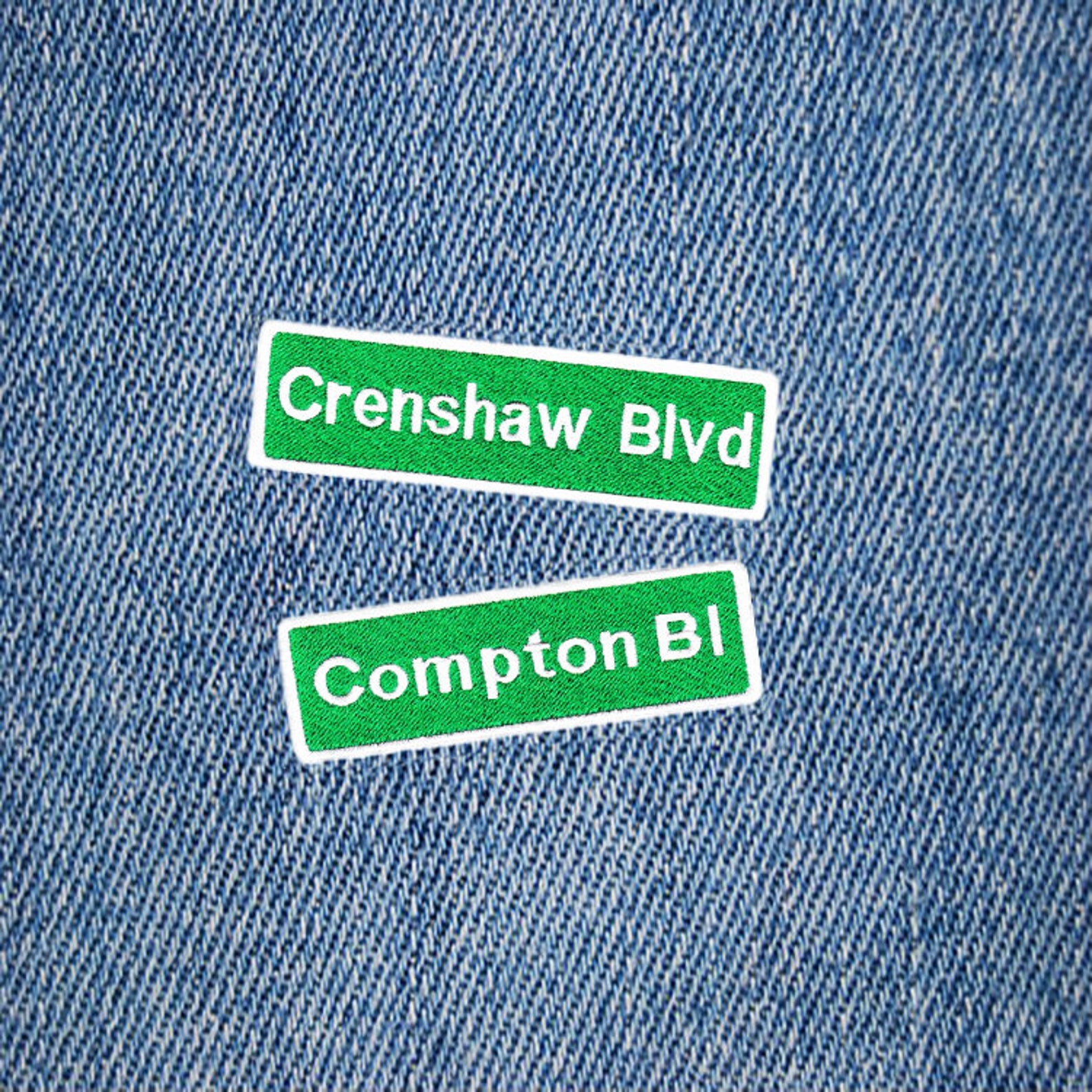 Cool Compton Bl. & Crenshaw Blvd Street Sign Gangster Rap - Etsy