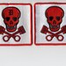 Skull Patch With Piston Crossbones: Plain or Old English d Great Biker ...