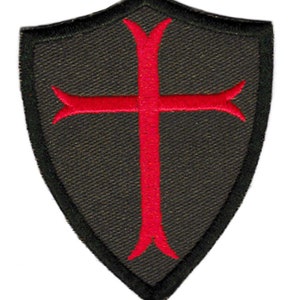 Cool Camo Military Knights Templar 7.5cm Embroidered Tactical Shirt ...