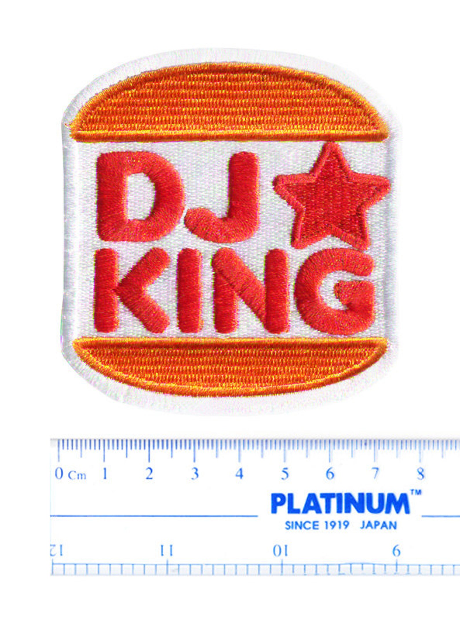 Vintage Style DJ King Patch Badge 8cm Hip Hop RAP Turntable - Etsy