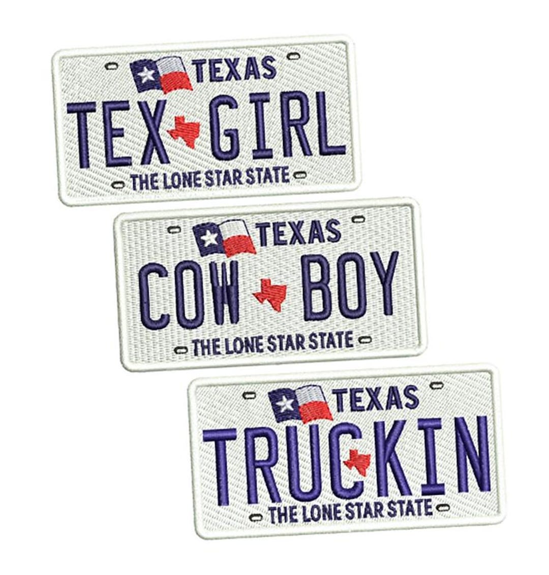 Texas Girl License Plate Dallas Houston San Antonio Austin El Paso ...