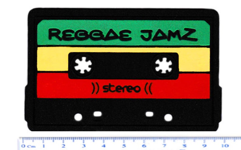 This is A Patch! Reggae Rasta DJ Hip Hop Rock Clear Mixtape Done in Pvc ...
