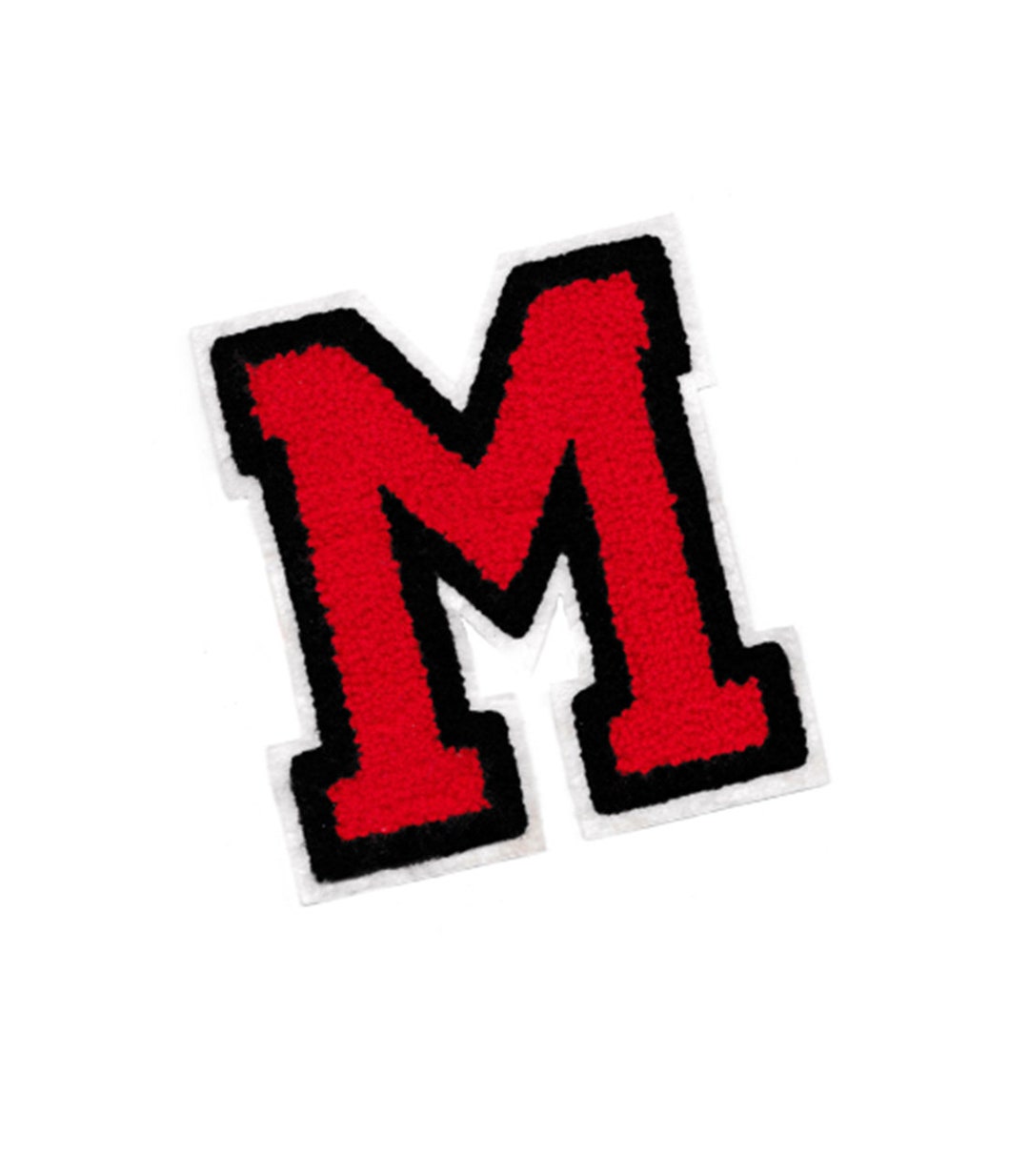 XL Extra Large Chenille Red Letter "m" Patch 12.5cm Mary Michelle Missy ...