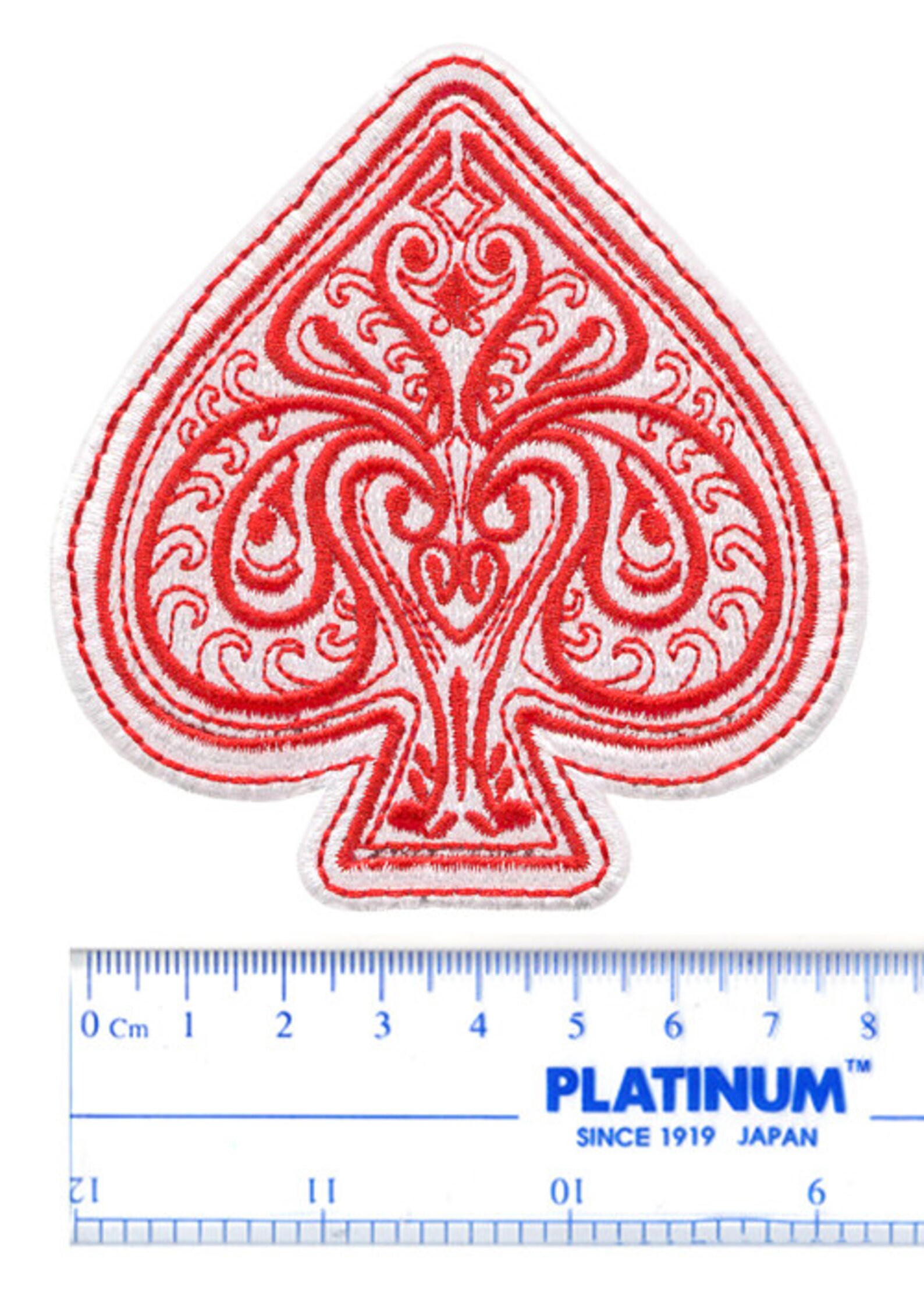 Cool Spade Patch Red and Black Available Biker Skater Hip Hop - Etsy