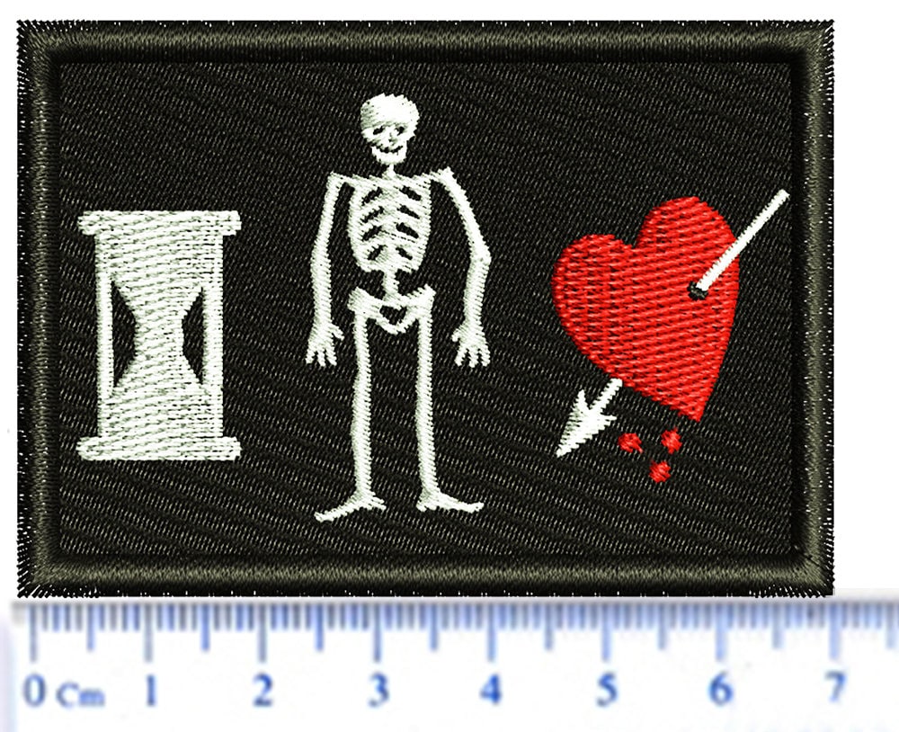 John Phillips Tactical Pirate Flag Morale Patch Badge Diving 7cm - 2.8 ...
