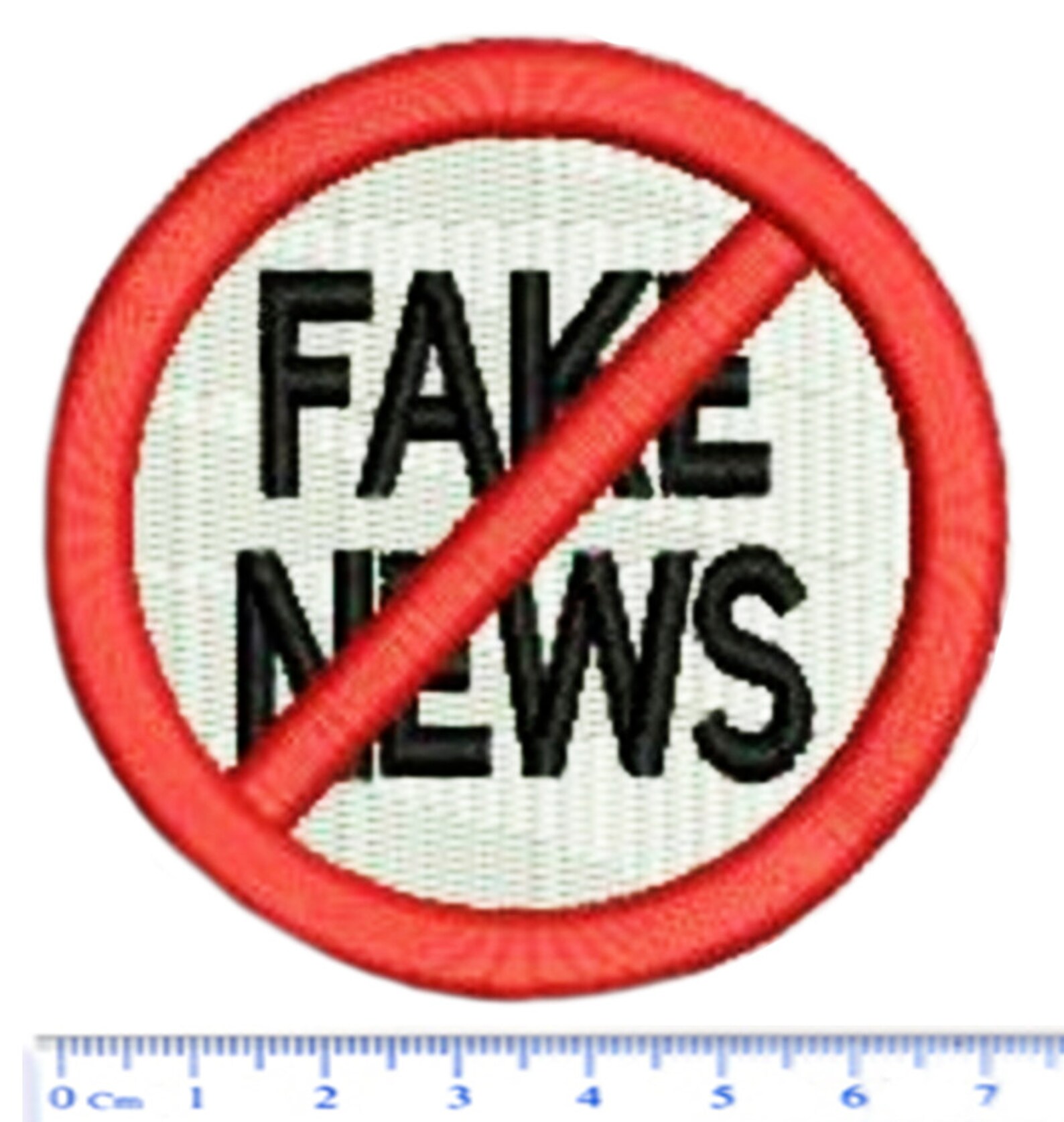 No Fake News Leftist Political Shirt Patch Badge for Cap Hat | Etsy