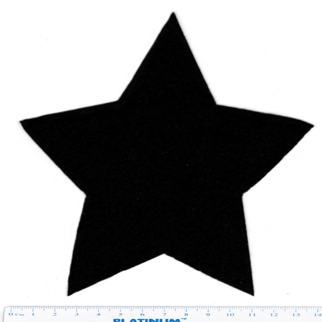 XL Extra Large Chenille Black Star Patch 13.5cm Applique 5.3 - Etsy