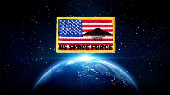 Cool USA Space Force American Flag Embroidered Morale Patch | Etsy