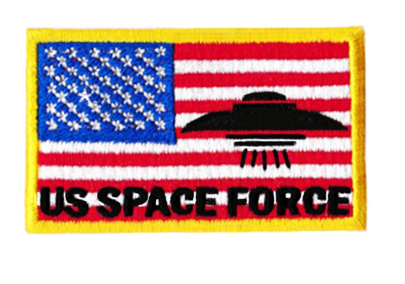 Cool USA Space Force American Flag Embroidered Morale Patch Badge ...