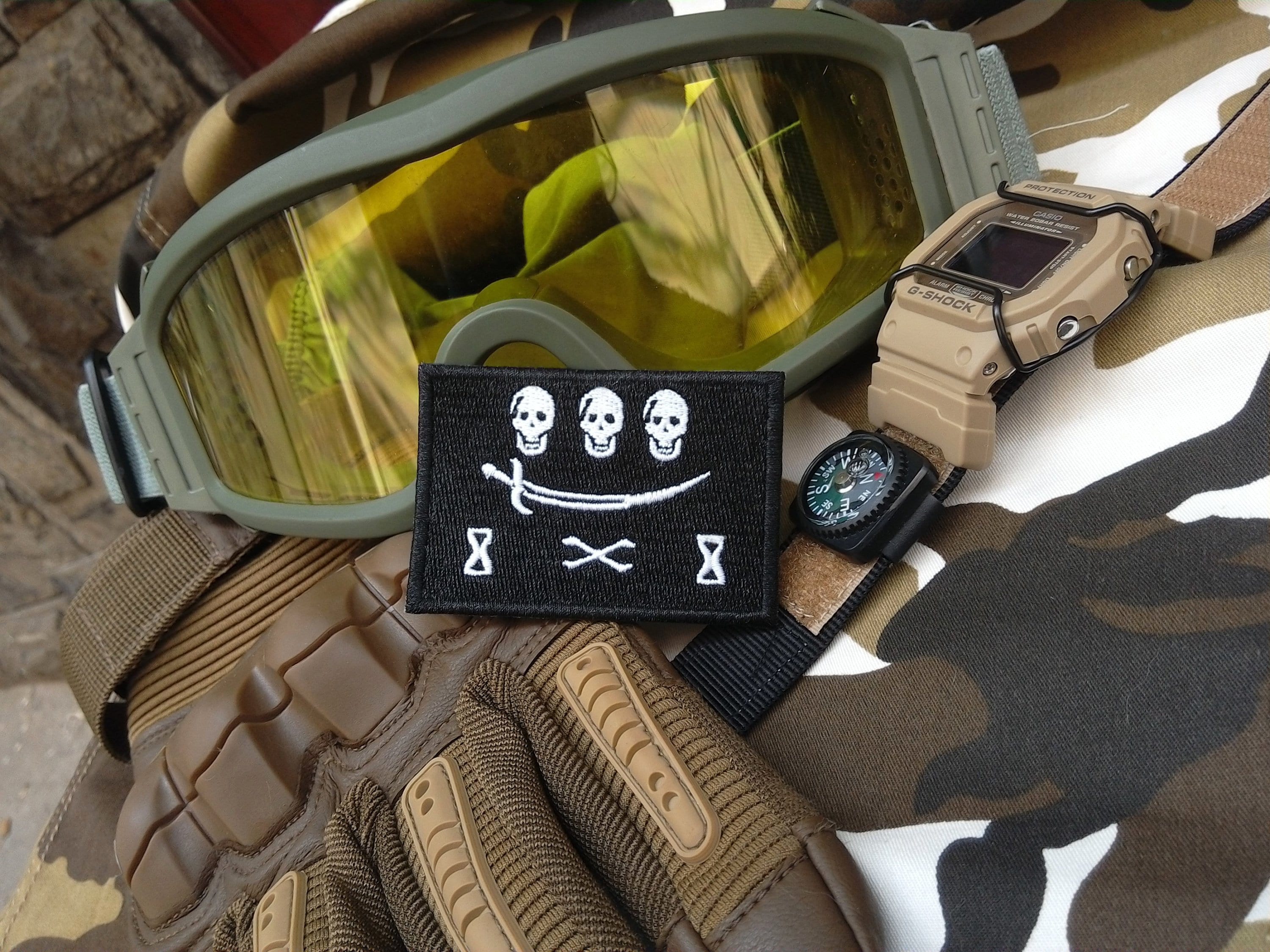 Cool Jolly Roger Jean Thomas Dulaien Tactical Pirate Flag - Etsy