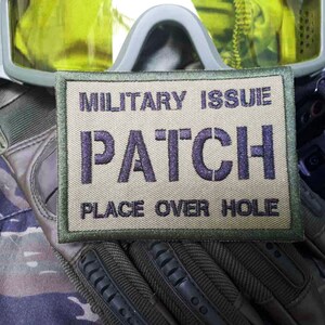 Cool Military Issue Tactical Hole Patch Shirt Morale Patch - Etsy