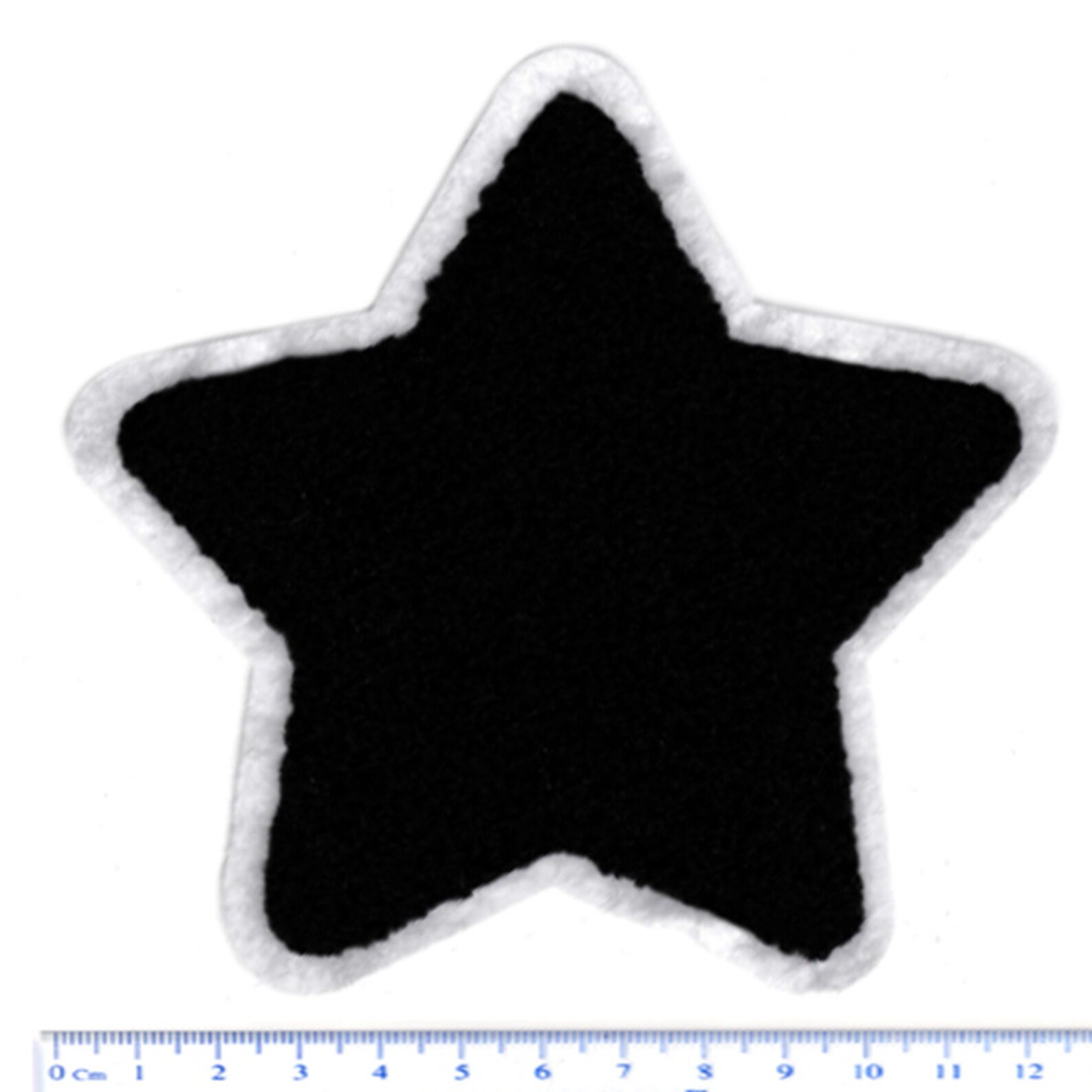 XL Extra Large Chenille Black Star Patch 12.5cm Applique - Etsy