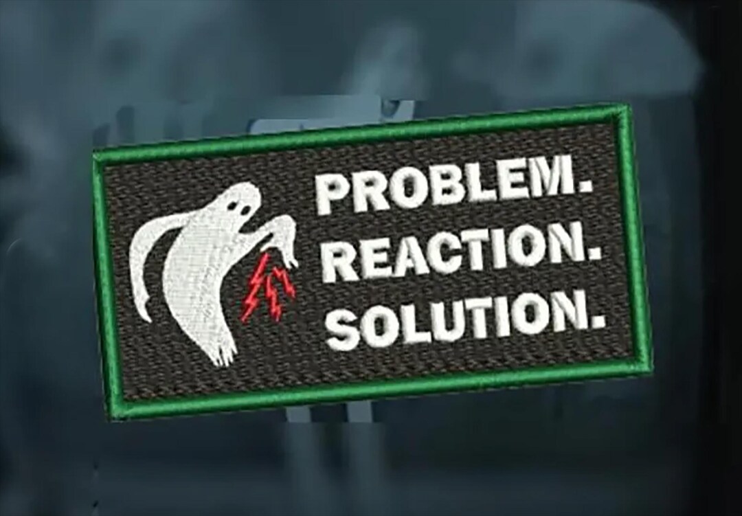 Tactical Embroidered Military Psyop Conspiracy Theory Morale Patch ...