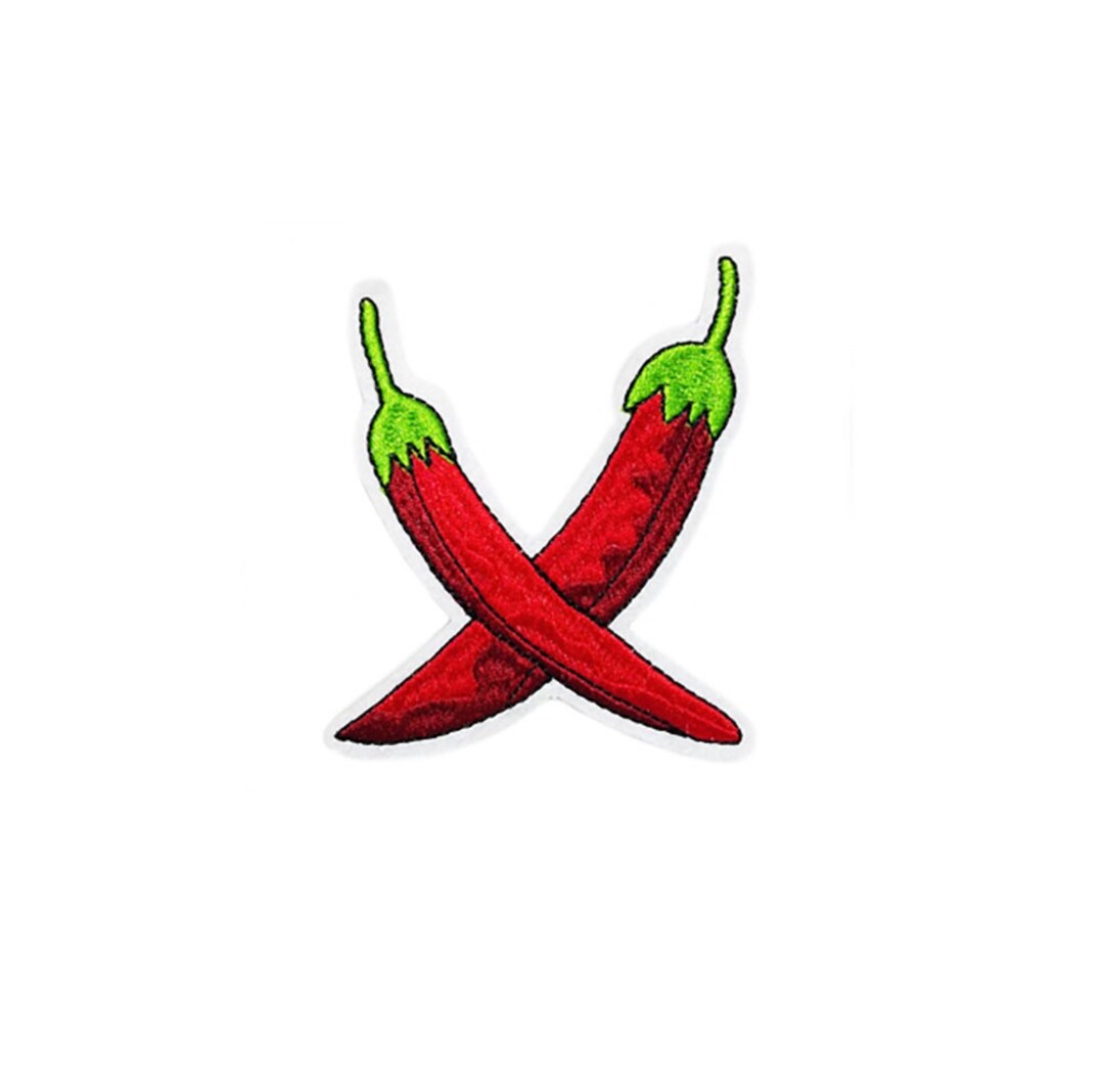 Cool & Cute Chili Pepper Vegetable Shirt Patch Badge for Cap Hat 10cm ...