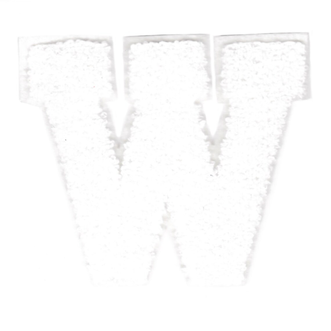 XL Extra Large Chenille Letter "w" Patch 12cm Will Walt William Walter ...