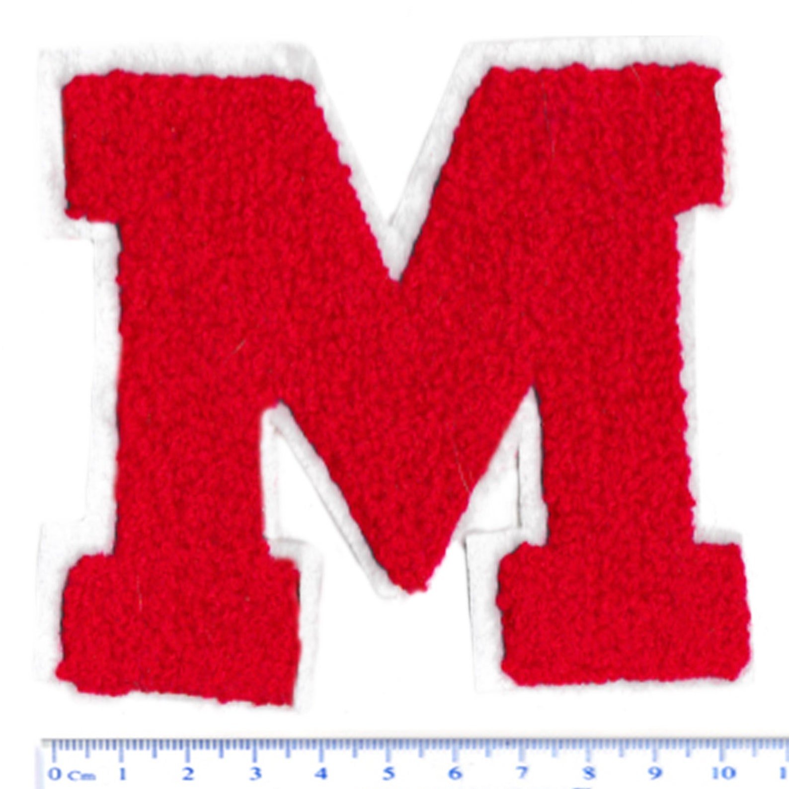 Large Chenille Red Letter m Patch 10.5cm Mike Mary | Etsy