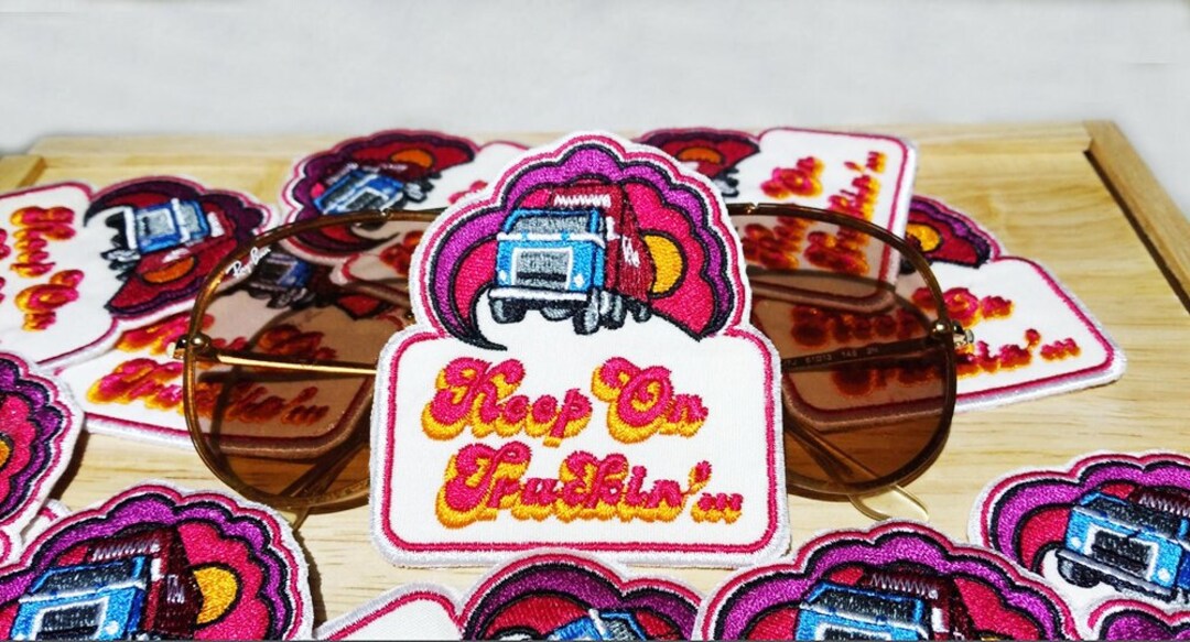 Vintage Style Keep on Truckin Bandit Trucker Truckers Patch Patches ...