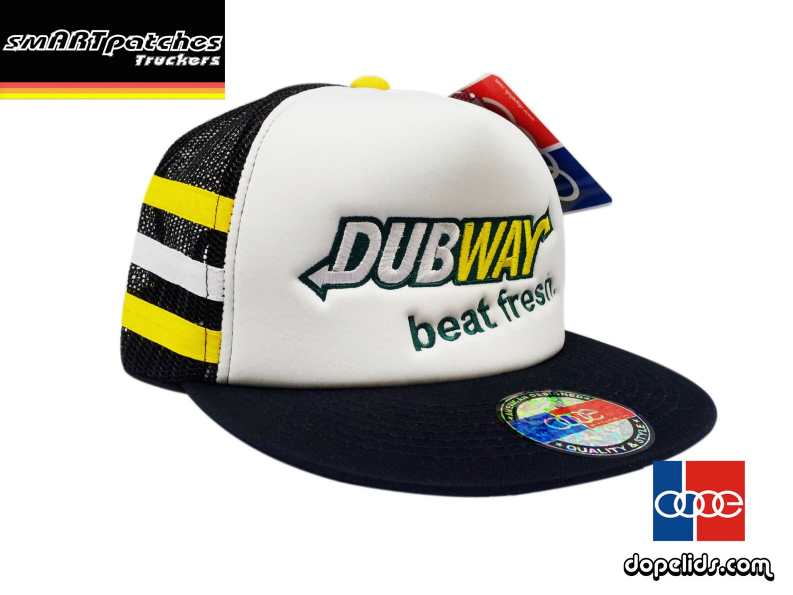 Hip Hop Style Mesh Trucker Cap Hat Dubway Beat Fresh Dub | Etsy