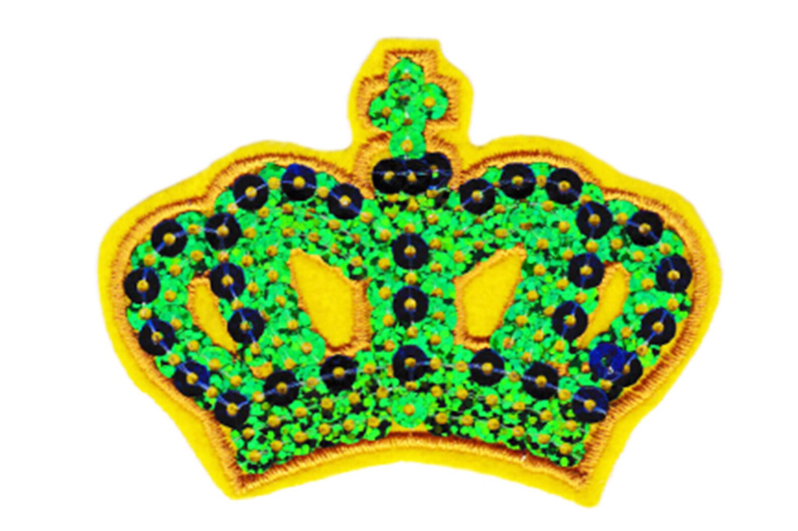 Super Cute Large 8cm Sequins Crown Patch Applique - Etsy