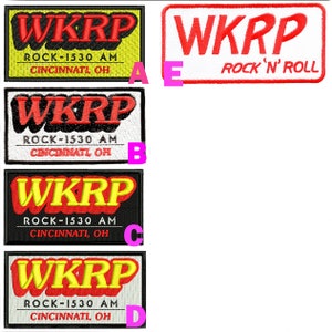 Wkrp in Cincinnati Patch Badge Vintage Retro TV 70's 80's Hat Cap 10cm ...