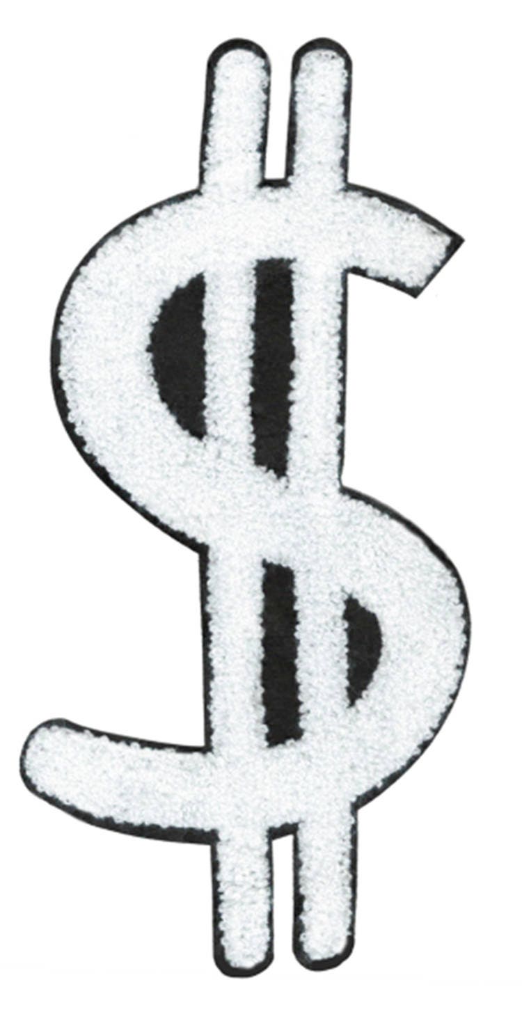 XXL Extra Large Cool Chenille Dollar Sign Money Symbol Patch | Etsy