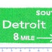 Detroit 8 Mile Rd Patch Hip Hop Rap Motor City 9cm - Etsy