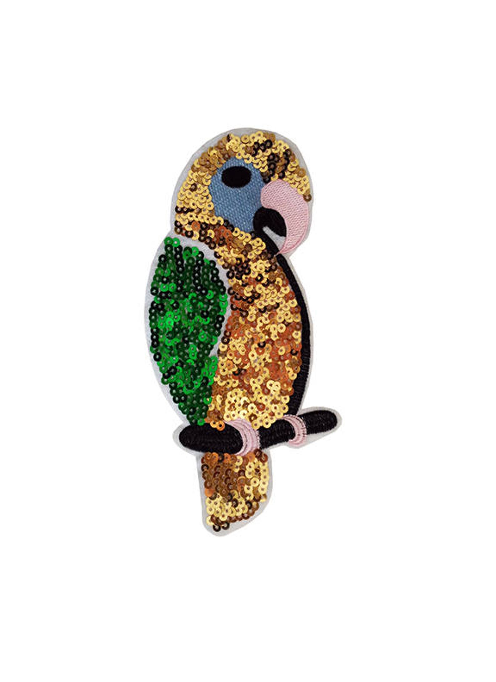 XXL Extra Large Beautiful 21cm Sequin Parrot Macaw Bird Patch - Etsy