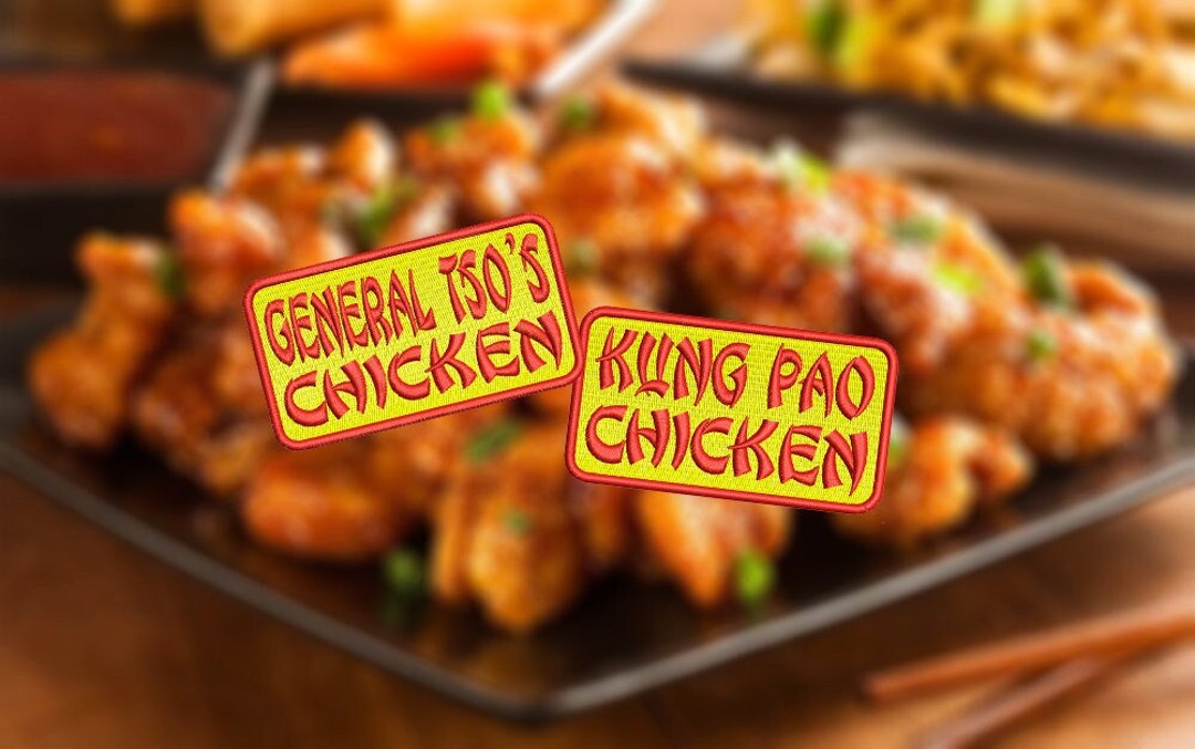 Large Cute American Take Out Food Chicken Shrimp Morale Patch 10cm ...