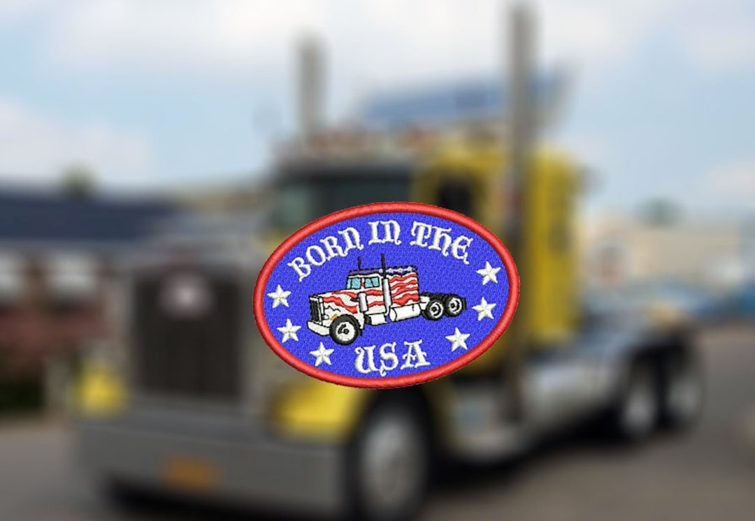 Vintage Style Keep on Truckin American Trucker Truckers USA Patch ...