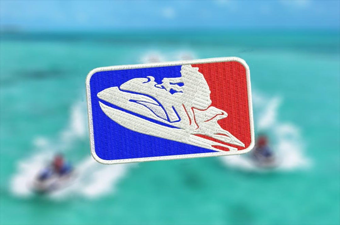 Major League Jet Ski Water Sports Patch for Shirt Trucker Hat Cap ...