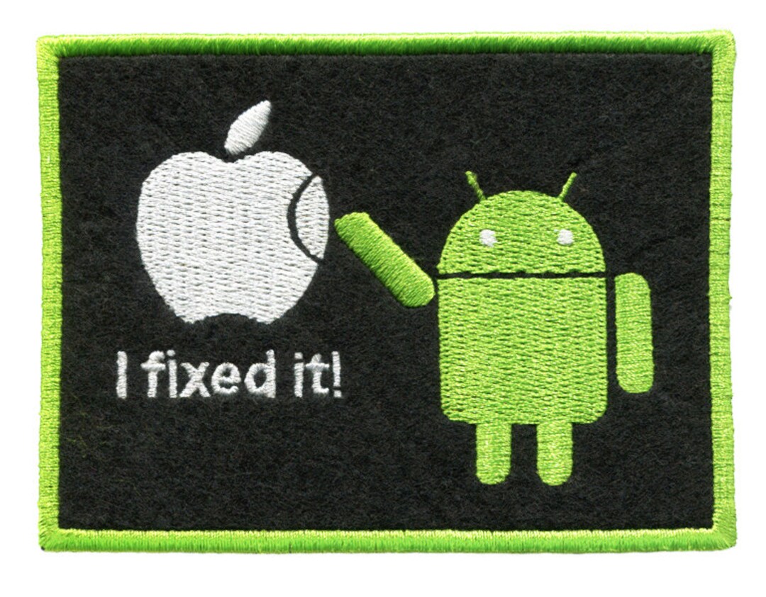 Funny Embroidered Patch/badge i Fixed It 9.5cm - Etsy