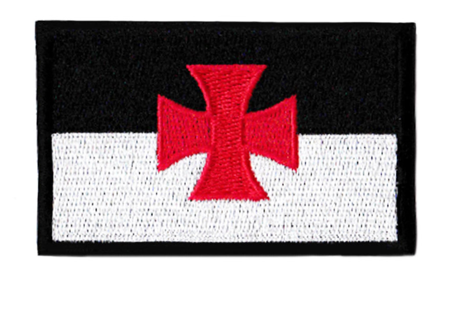 Cool Knights Templar Tactical Flag Embroidered Morale Patch Badge 7cm ...
