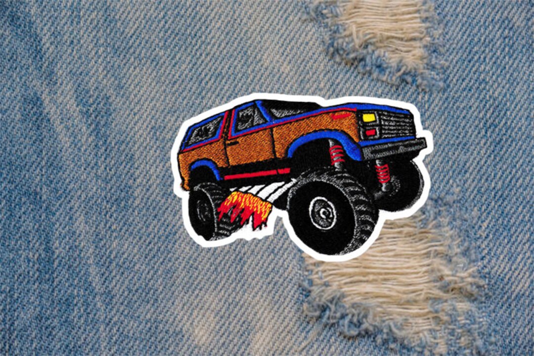 Awesome Vintage Style 70's Patch American 4 X 4 Truck Patch Patches 9cm ...