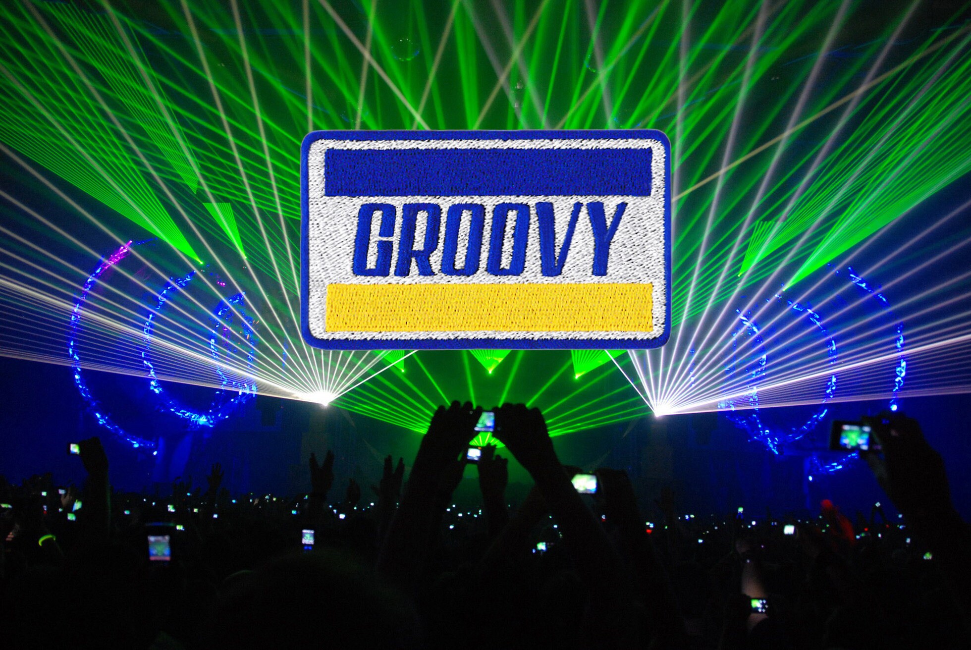 Cool Large Groovy Rave Club Techno House Hip Hop DJ Patch - Etsy