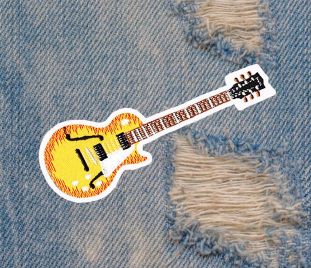 Vintage Style 60's 70's Rock Music Jazz Blues Electric Guitar Morale ...