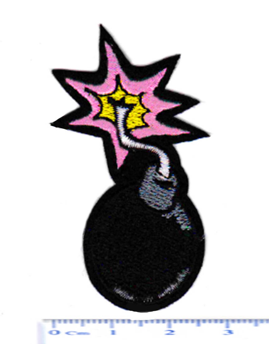 Cute Bomb Style Iron on Patch Applique 2 to Choose From - Etsy