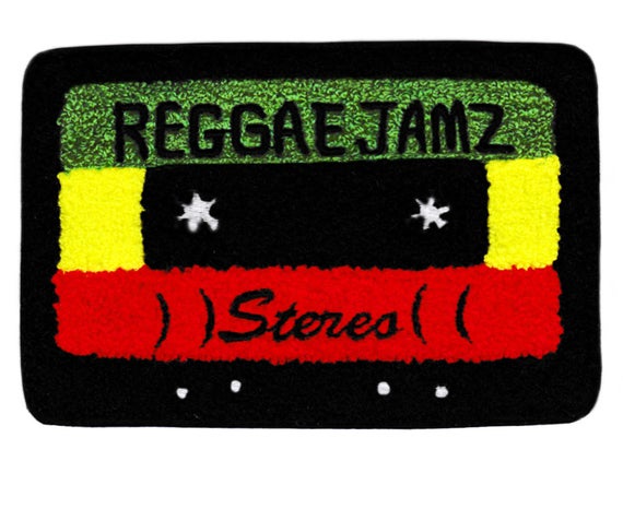 XL Extra Large Vintage Style Chenille Reggae Jamz Rasta - Etsy