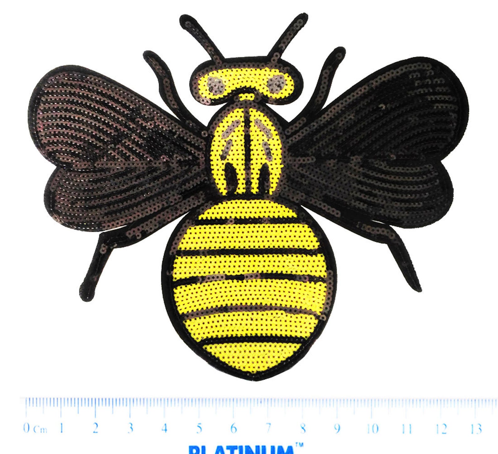XL Extra Large Stunning Sequin Bee Patch 13cm Applique | Etsy