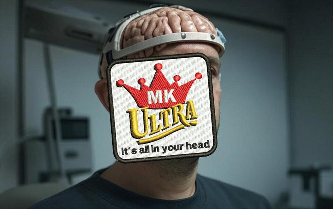 MK Ultra CIA Psyop Morale Patch for Trucker Hat or Shirt Hip Hop Rap 7 ...