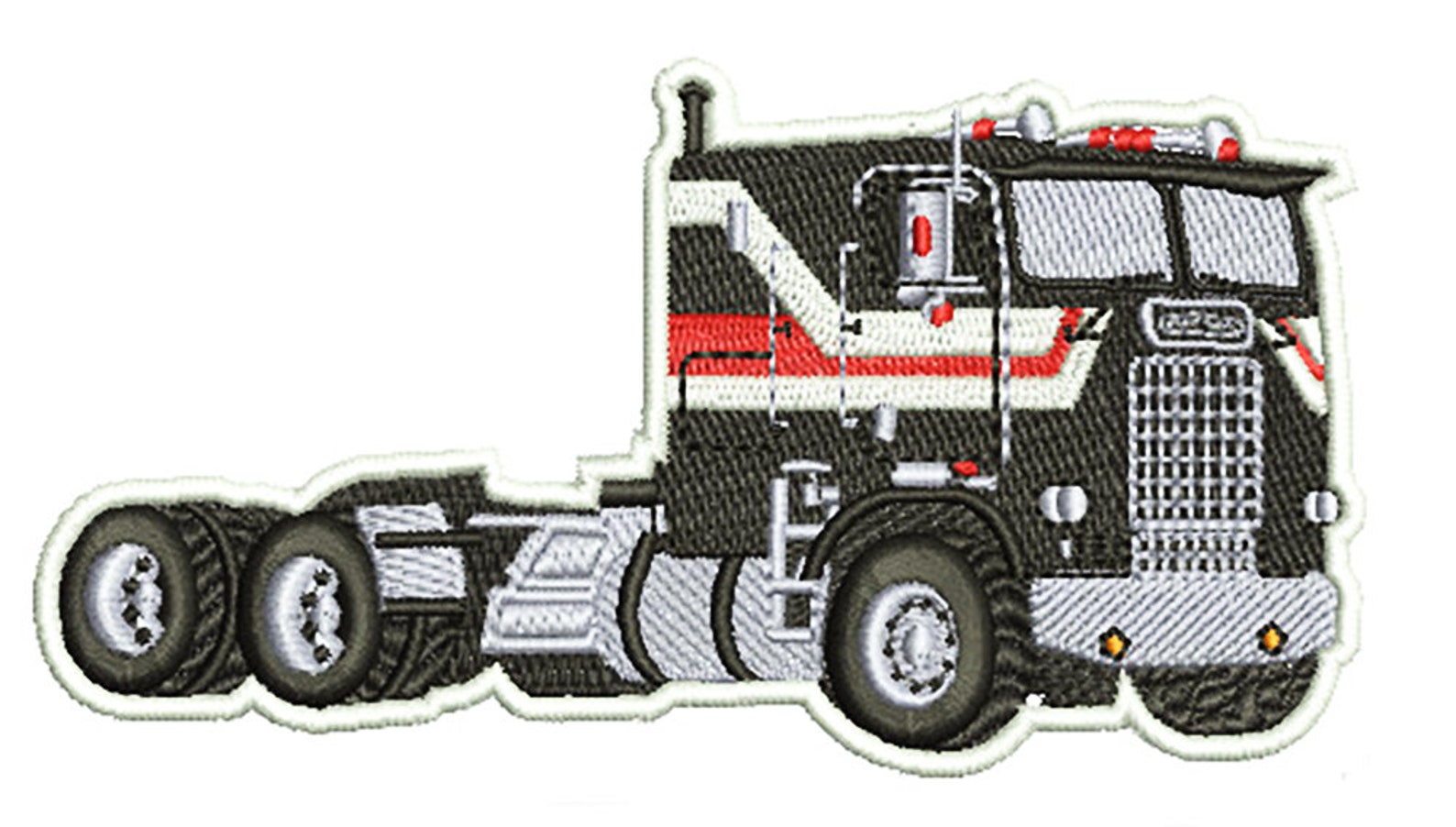 Large Vintage Style 70's Patch Patches Cab Over Big Rig Truckin Trucker ...