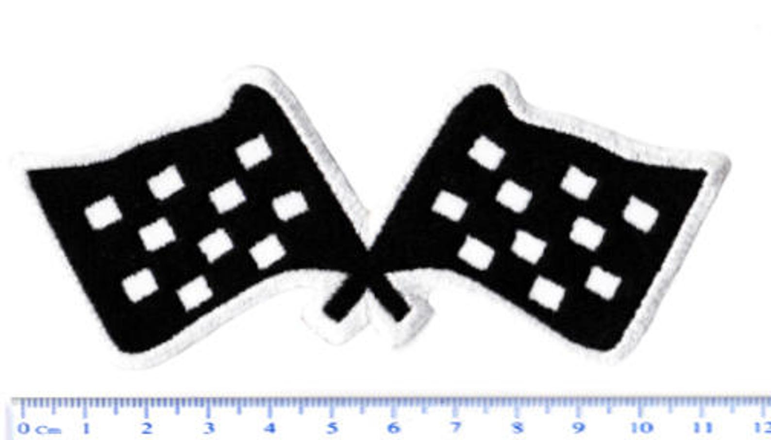 Awesome Vintage Style Checkered Flag Patch Badge Skater Punk - Etsy