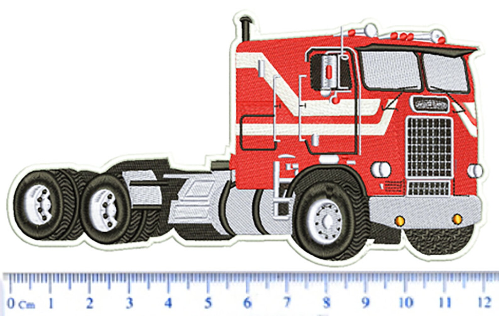 Large Vintage Style 70's Patch Patches Cab Over Big Rig Truckin Trucker ...