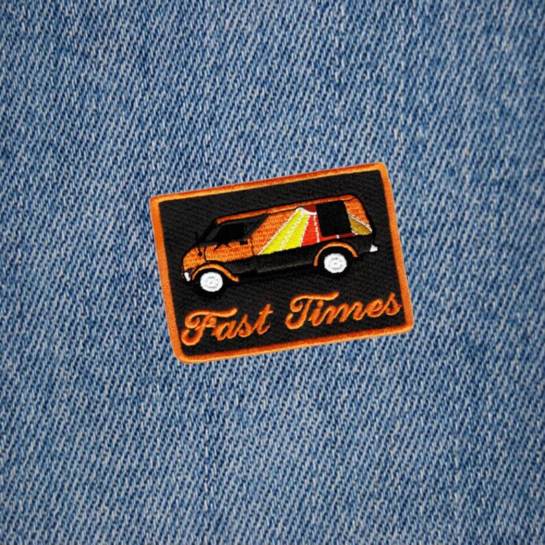 Awesome Vintage Style 70's Patch "fast Times" "keep on Truckin" Custom ...