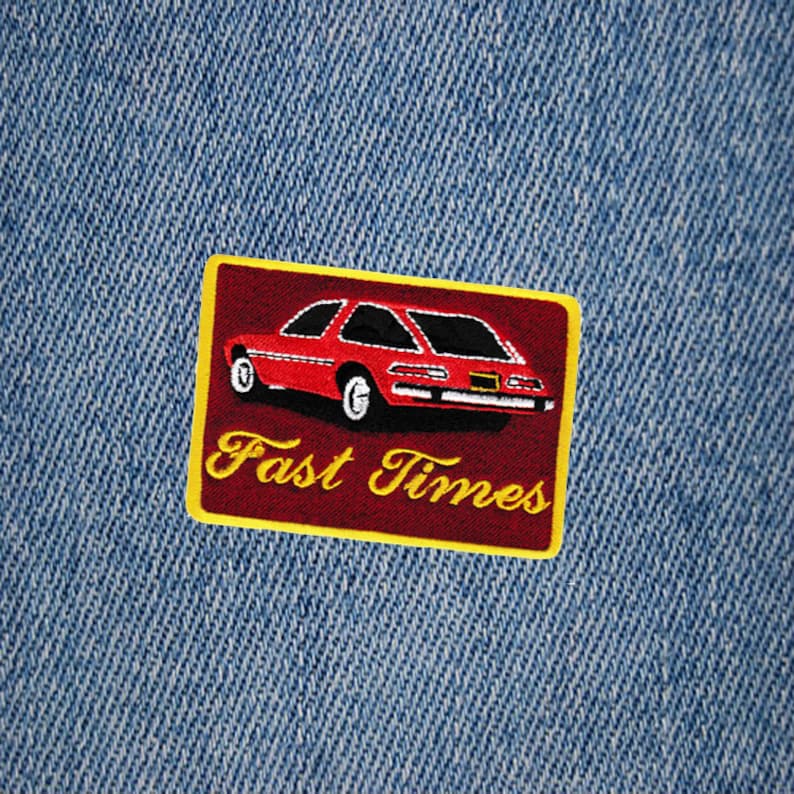 Awesome Vintage Style 70's Patch fast Times | Etsy