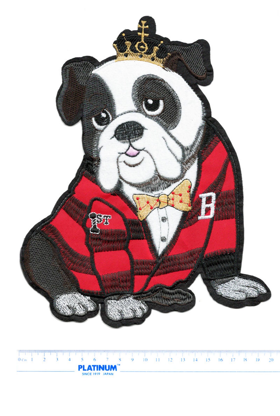 XXL Extra Large 23cm Big Bulldog Patch Applique | Etsy