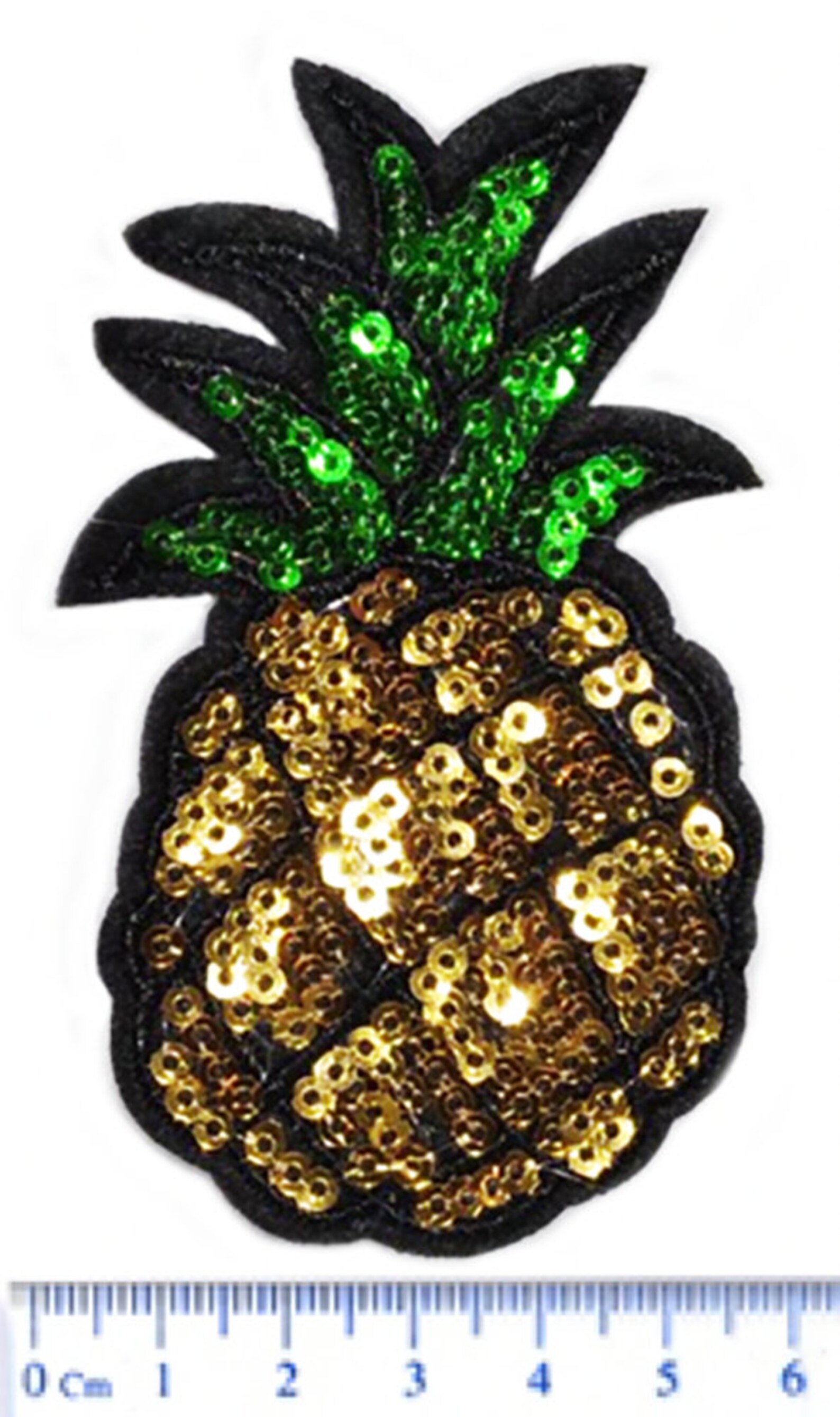 XL Extra Large Sequins Pineapple Patch 9cm / 3.5 Inch Applique - Etsy